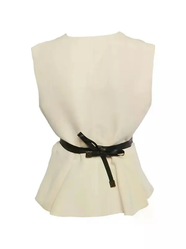 LOUIS VUITTON Belted Sleeveless Top