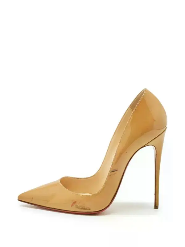 CHRISTIAN LOUBOUTIN Kate Leather Pumps - Neutrals