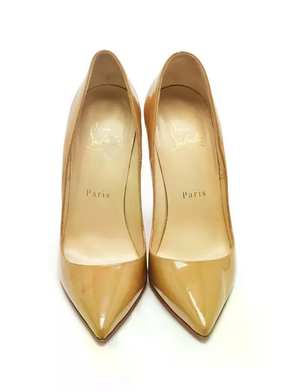 CHRISTIAN LOUBOUTIN Kate Leather Pumps - Neutrals