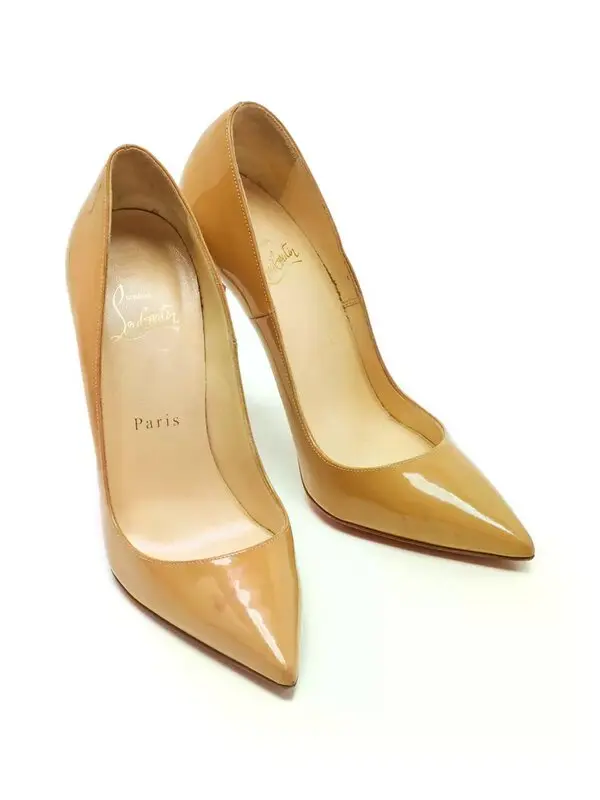 CHRISTIAN LOUBOUTIN Kate Leather Pumps - Neutrals