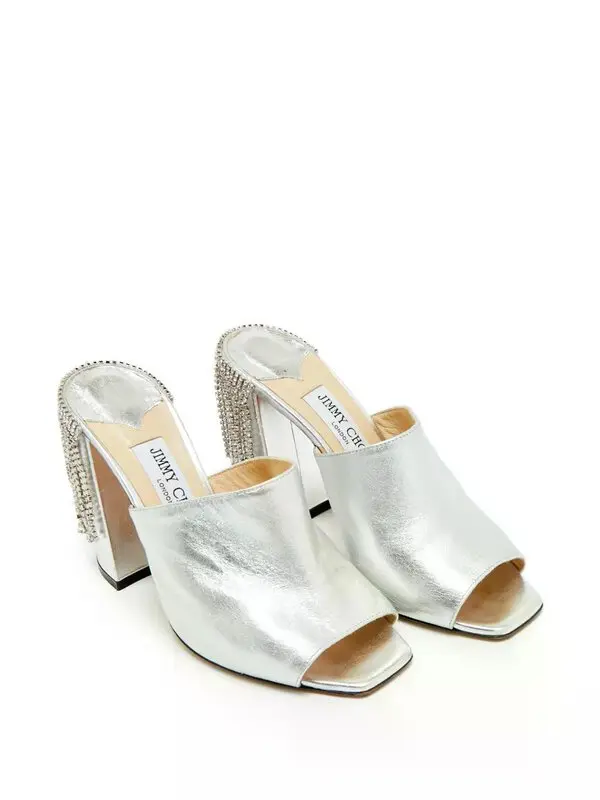 JIMMY CHOO Baia Crystal-embellished Sandals
