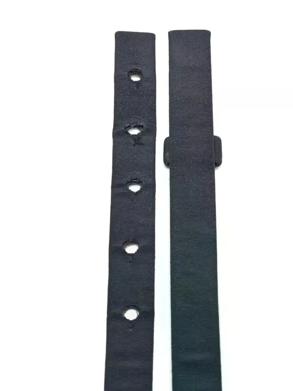 Oscar De La Renta Satin Crystal Belt - Blue