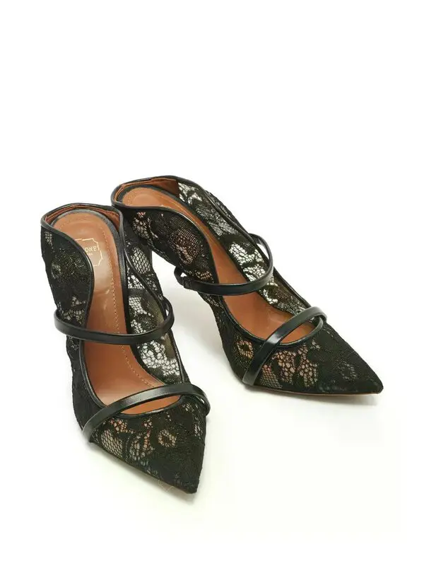 MALONE SOULIERS Lace Leather Sandals