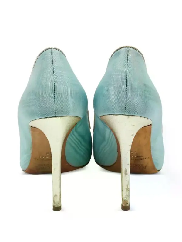 MALONE SOULIERS Bow Canvas Pumps