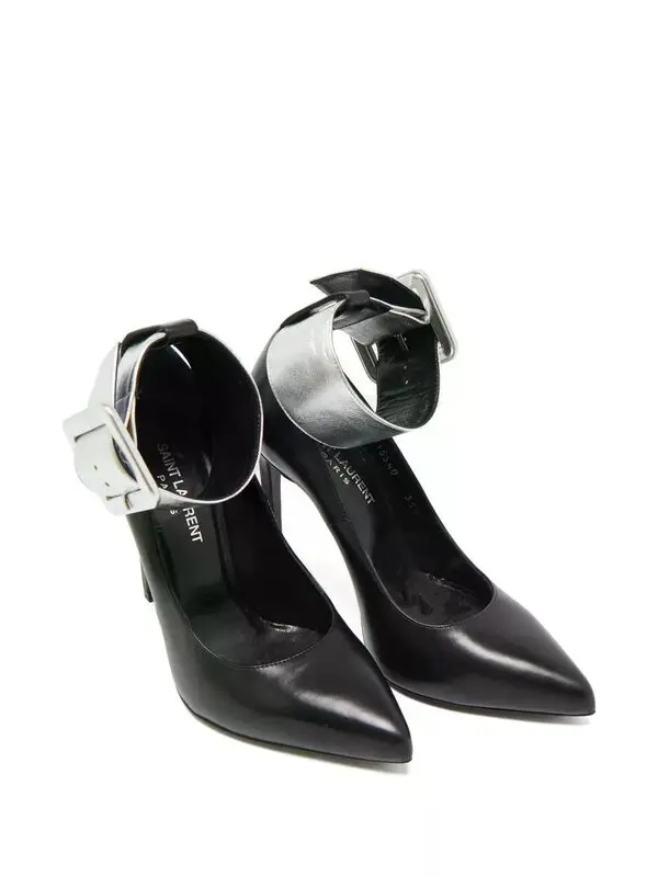 Saint Laurent Ankle-cuff Pointed Pumps