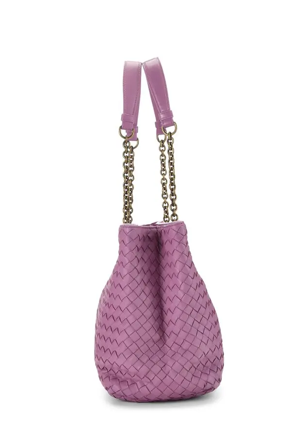 Bottega Veneta Intrecciato Leather Chain Tote