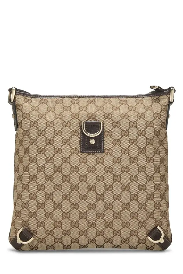 Gucci Original Gg Canvas Abbey Messenger - Beige