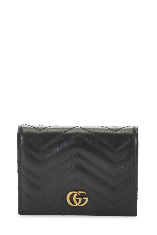 Gucci Gg Marmont Card Case - Black