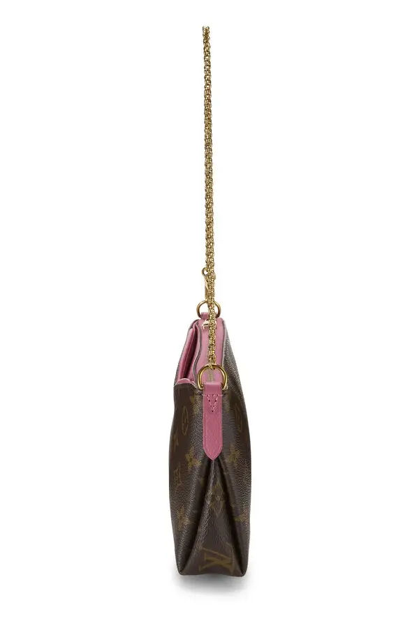 LOUIS VUITTON Monogram Pallas Clutch - Pink