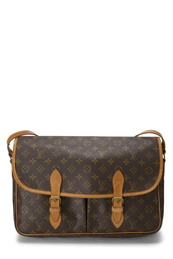 LOUIS VUITTON Monogram Sac Gibeciere - Brown