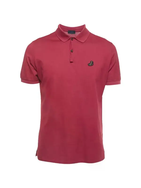 LANVIN Logo-patch Polo Shirt