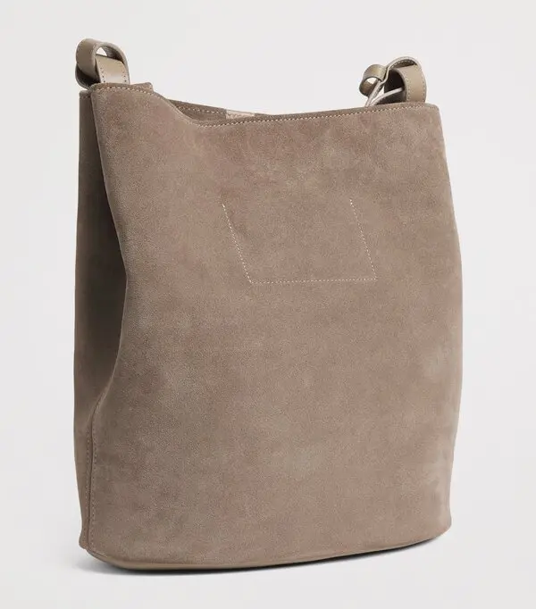 Harrods Suede Shoulder Bag