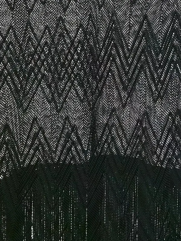 Missoni Fringed Knitted Top