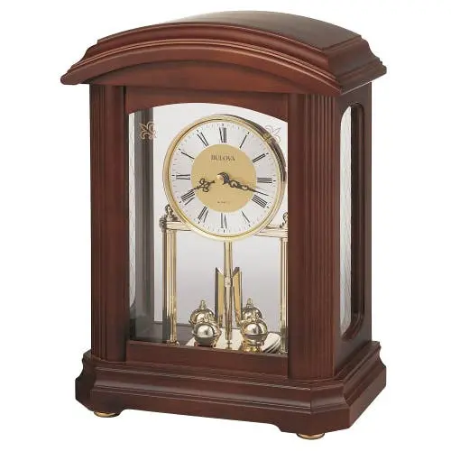 BULOVA CLOCKS Nordale Pendulum Clock - Brown