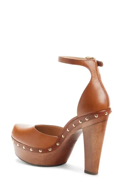 Chloé Lola Platform Pump - Brown