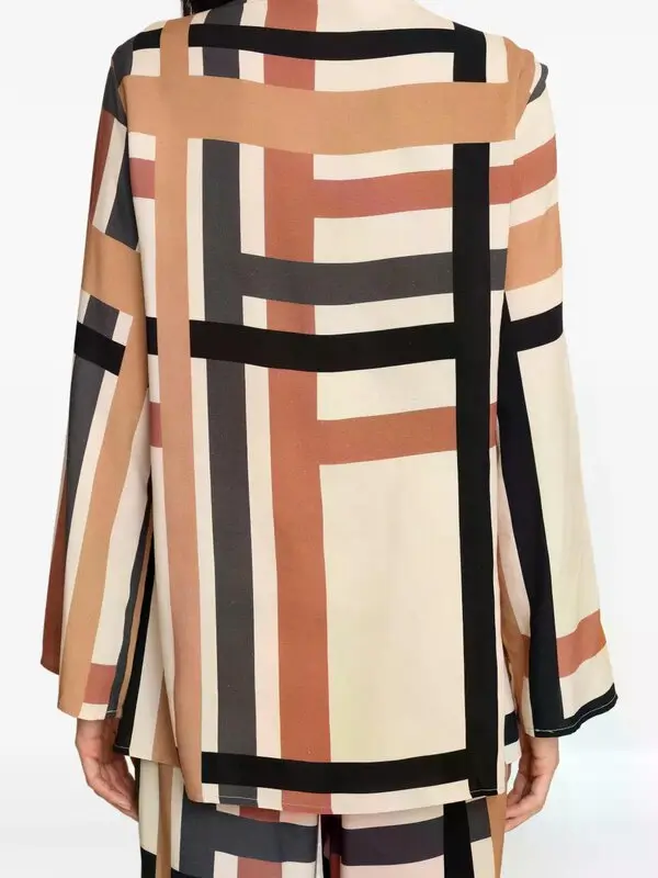 AMIR SLAMA Geometric Print Shirt
