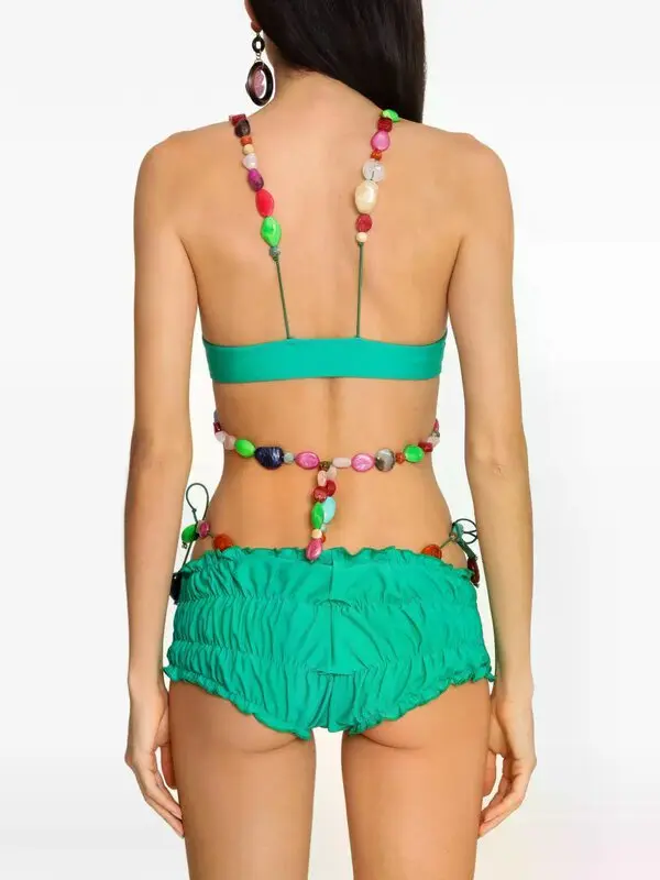 AMIR SLAMA Beaded Detail Bikini Set