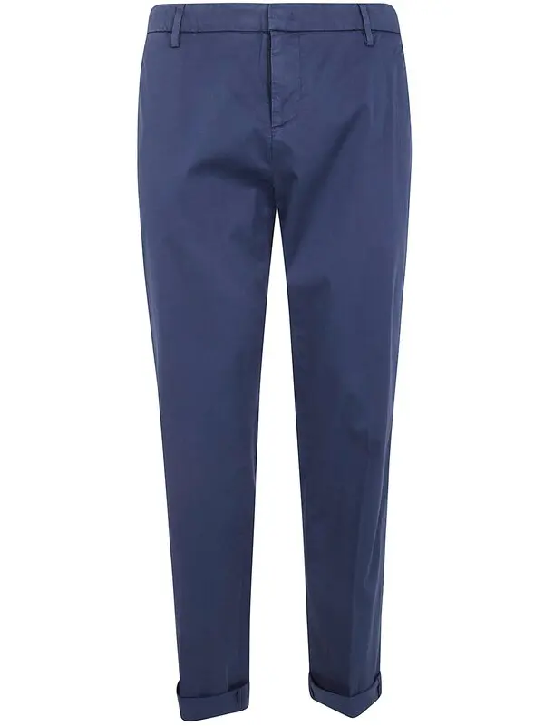 DONDUP Regular Chino Gaubert Relax Trousers - Blue
