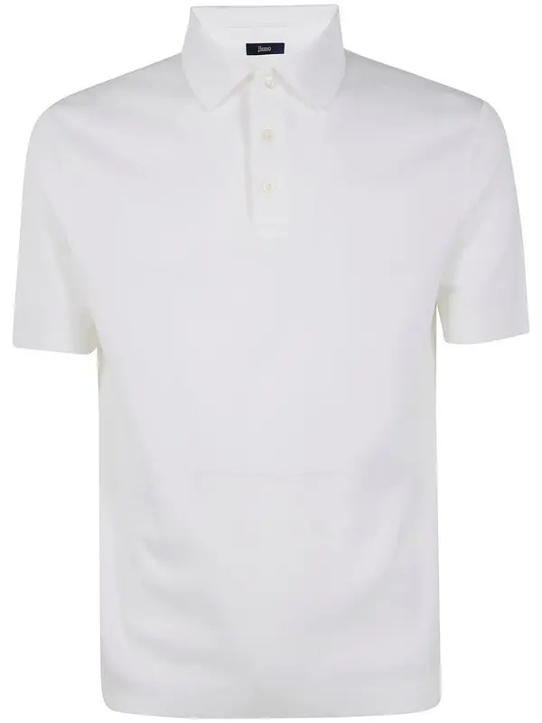 Herno Short Sleeves Polo Shirt - White