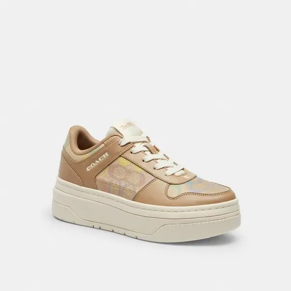 COACH Platform Sneakers In Signature Canvas