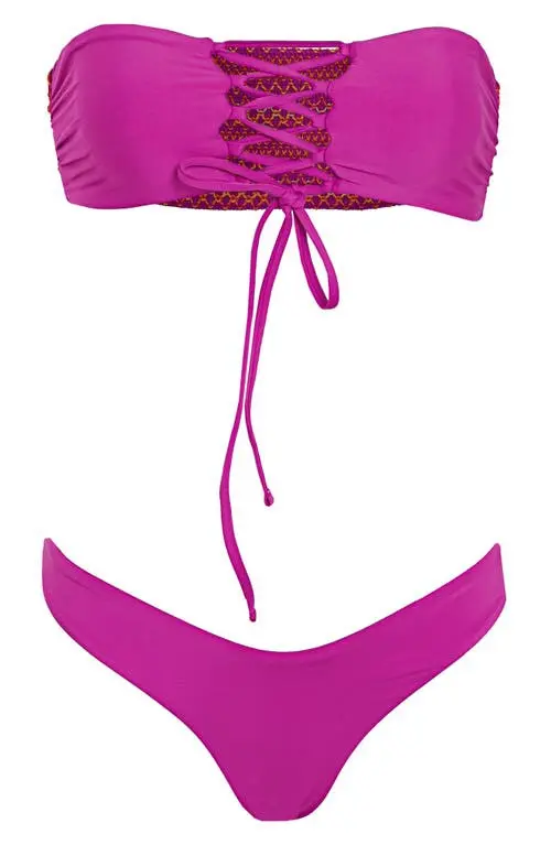 MAAJI Sunset Palm Artemis Multifit Reversible Bikini Top