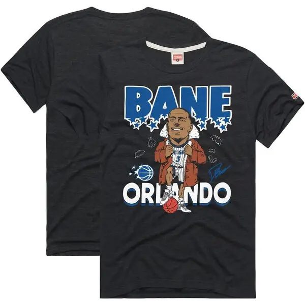 HOMAGE Desmond Bane Orlando Magic Signature Tri-blend T-shirt - Charcoal