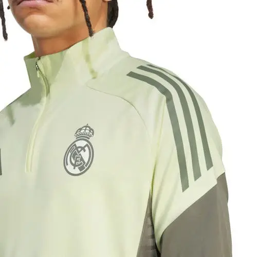 Adidas Real Madrid 2025/26 Aeroready Raglan Quarter-zip Training Pullover
