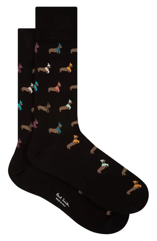Paul Smith Tod Teckle Dress Socks - Black