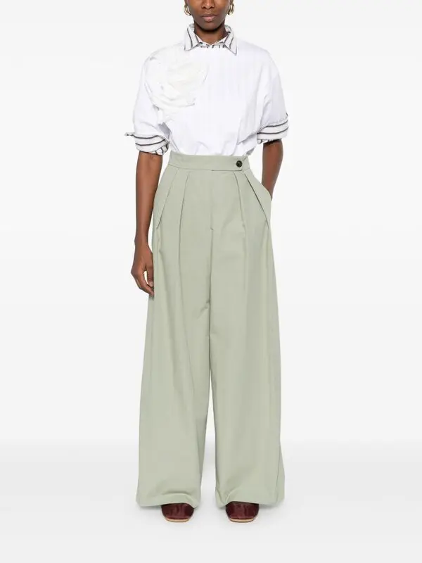 Dries Van Noten Pamplona Cotton Trousers