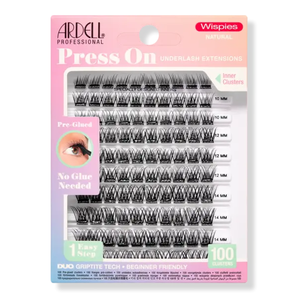 ARDELL Press On Pre-glued Lashes Wispies - One-color