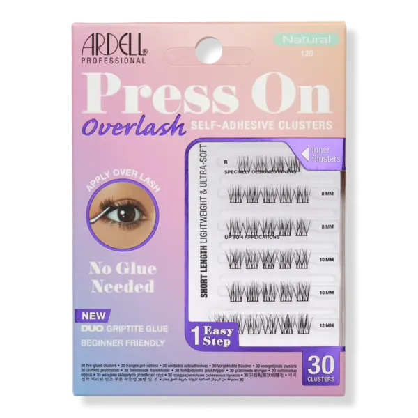 ARDELL Press On Overlash Self-adhesive Clusters 120 - One-color