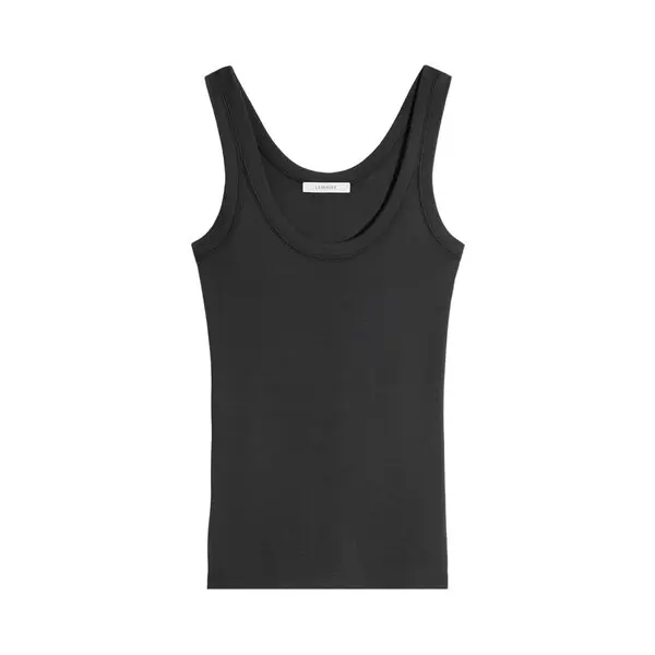 LEMAIRE Jersey Rib Tank Top - Black