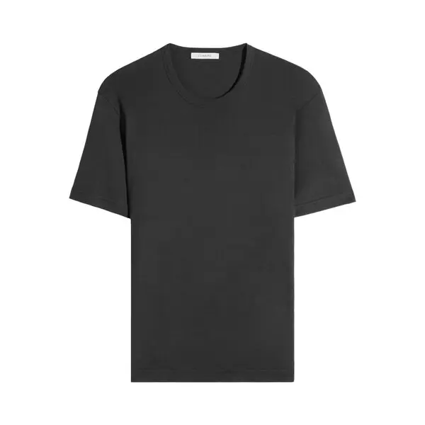 LEMAIRE Rib T-shirt - Black