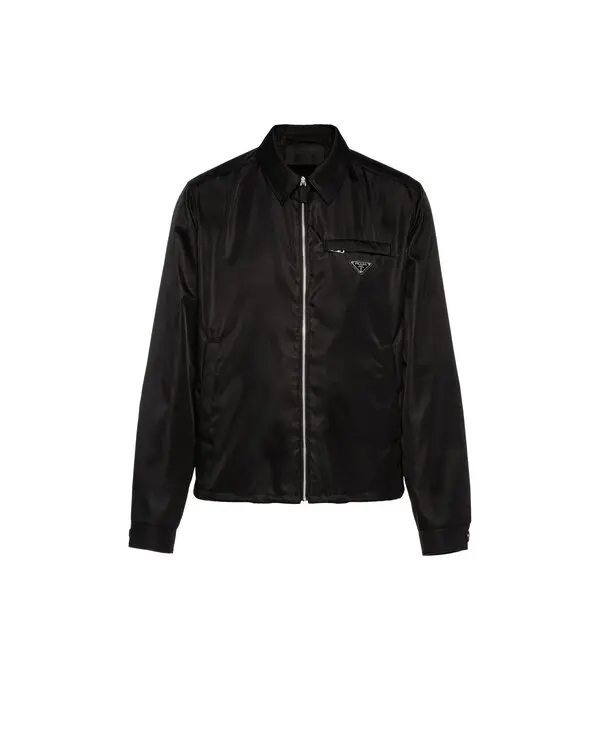 Prada Re-nylon Blouson Jacket - Black