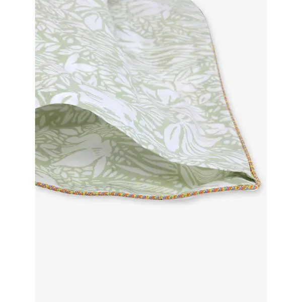 YVES DELORME Eze Floral-print Cotton-sateen Oxford Pillowcase 65cm X 65cm - Multicoloured