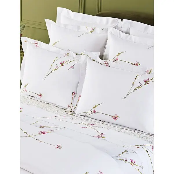 YVES DELORME Gaura Cotton Oxford Pillowcase