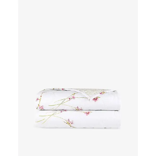 YVES DELORME Gaura Cotton-blend Bedcover - Multicoloured