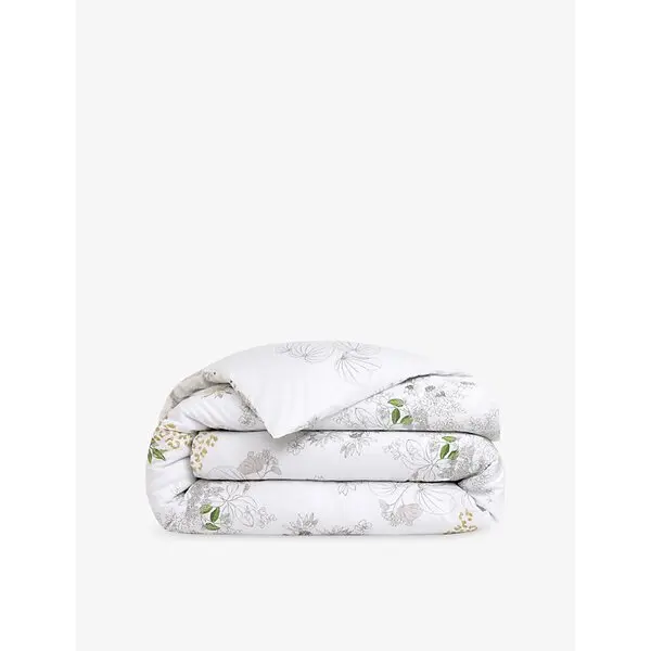 YVES DELORME Orchidee Cotton Duvet Cover - Multicoloured