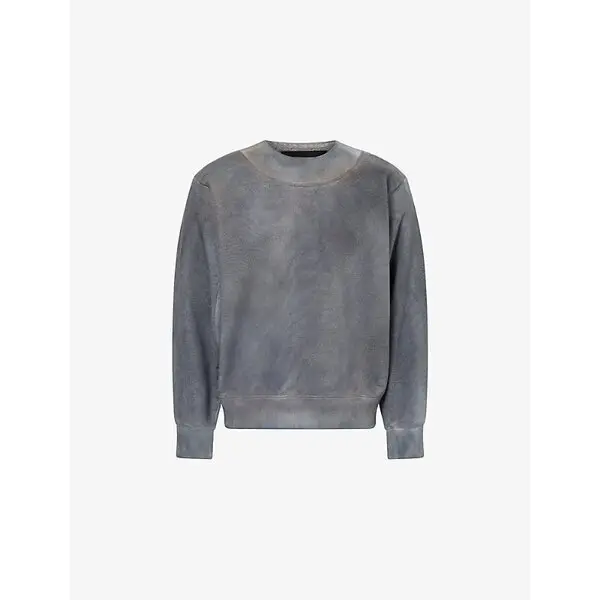 TRAPSTAR REDLINE Shrunken Crewneck Cotton Sweatshirt