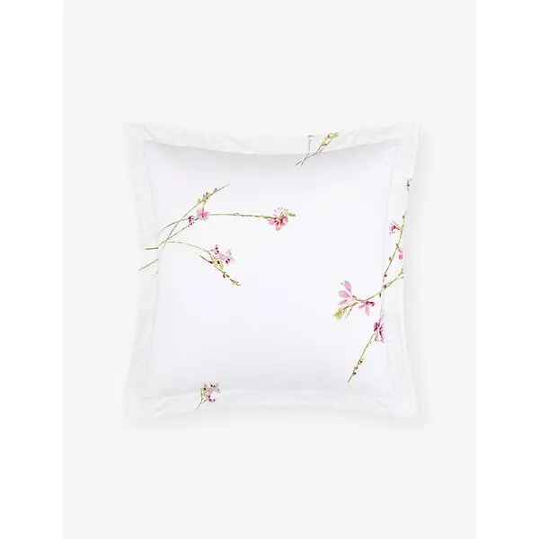 YVES DELORME Gaura Cotton Oxford Pillowcase - Multicoloured