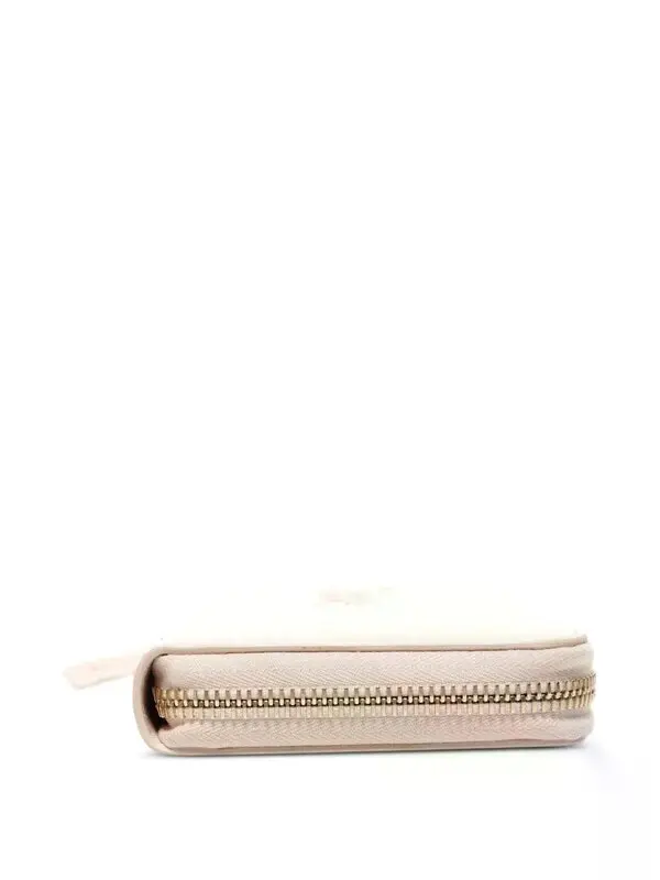 Chloé 2015-2025 Logo-embroidery Leather Wallet