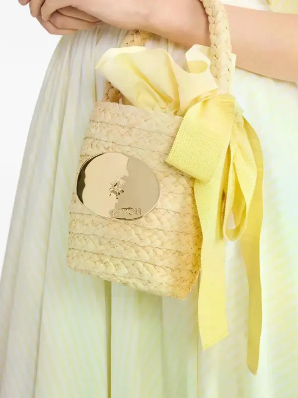 PATOU Braided-handle Bucket Bag