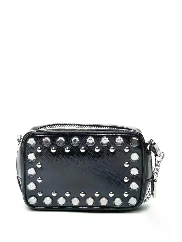 Prada 2010s Mini Camera Studs Shoulder Bag