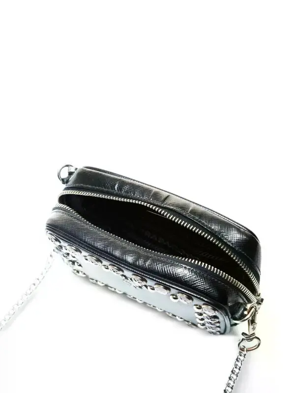 Prada 2010s Mini Camera Studs Shoulder Bag
