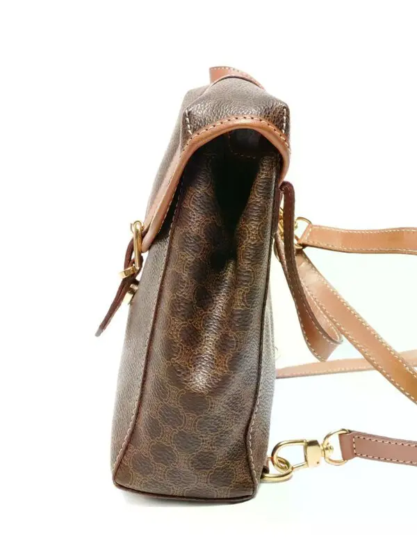 Celine 1990s-2000s Macadam Twin Backpack