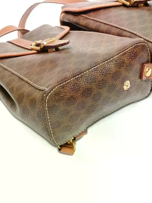 Celine 1990s-2000s Macadam Twin Backpack