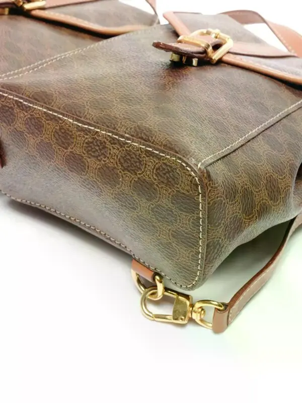 Celine 1990s-2000s Macadam Twin Backpack