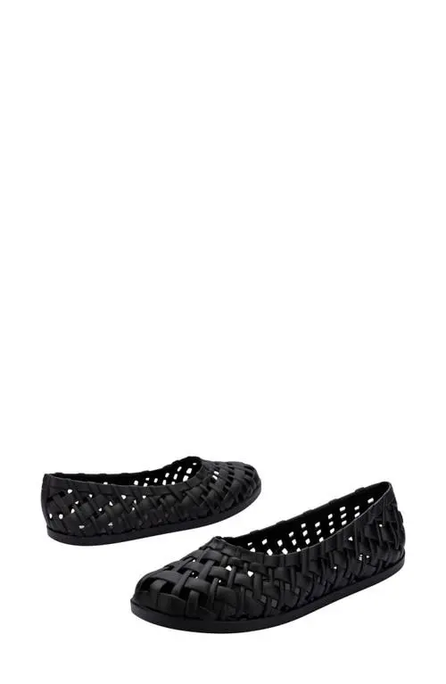 Melissa Possession Jelly Ballet Flats - Black