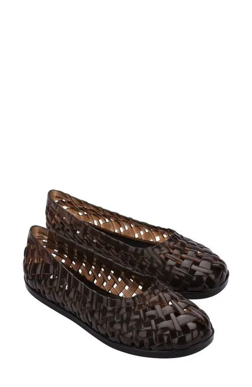 Melissa Possession Jelly Ballet Flats - Brown