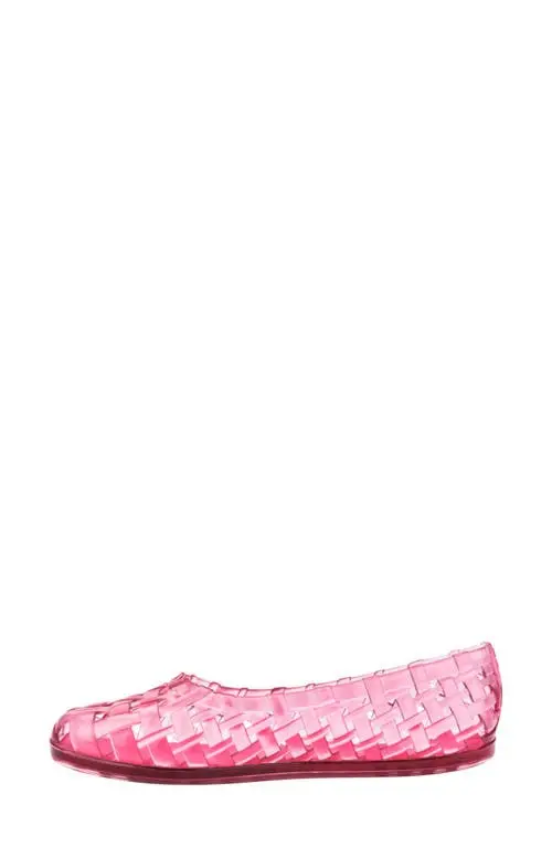 Melissa Possession Jelly Ballet Flats - Pink